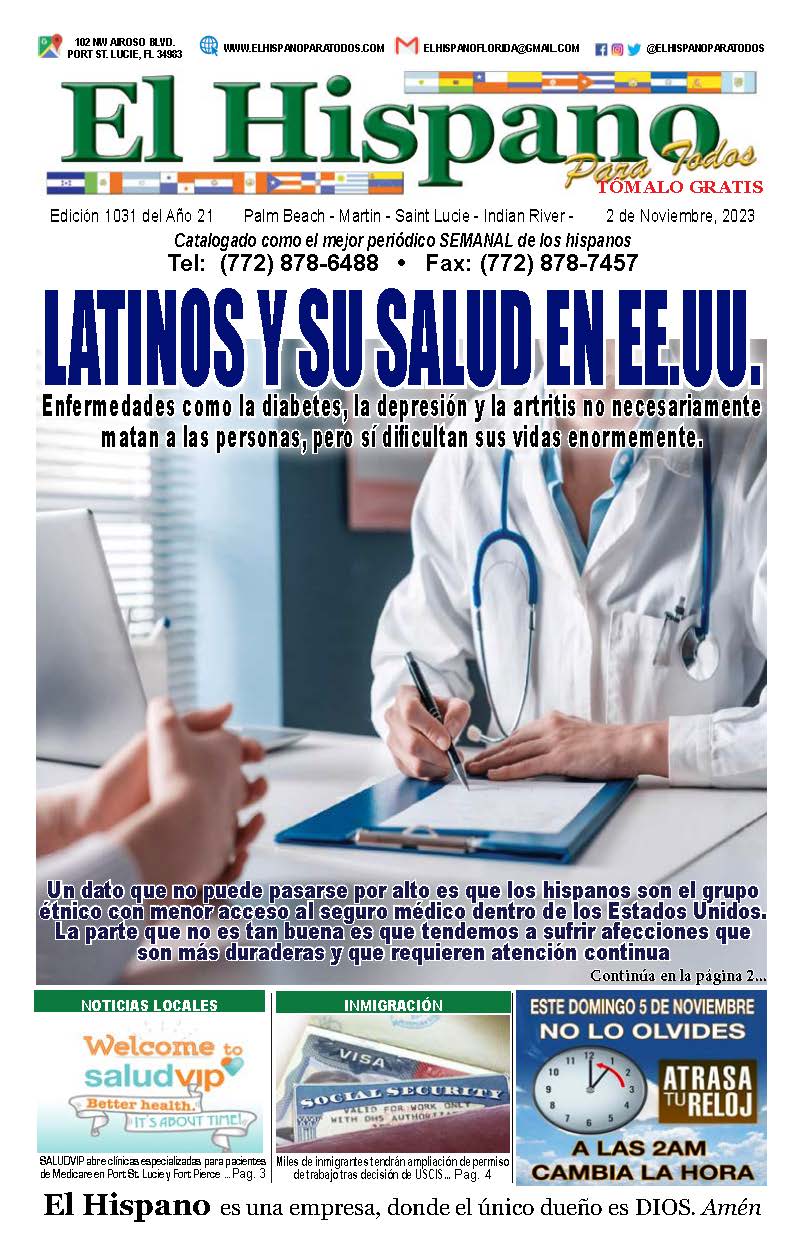 El Hispano para todos Edición Noviembre 2, 2023