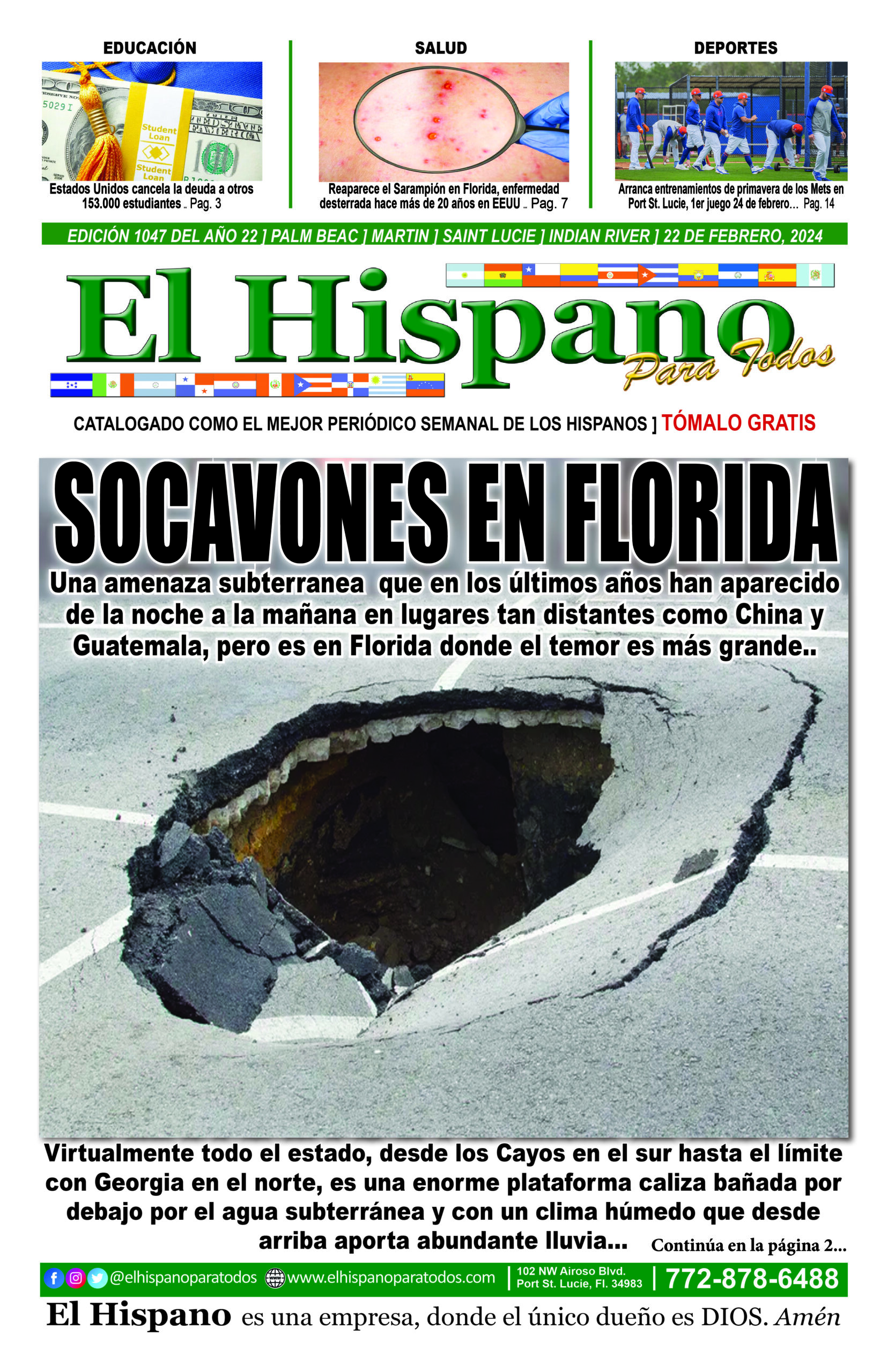 El Hispano para todos - Febrero 22, 2024
