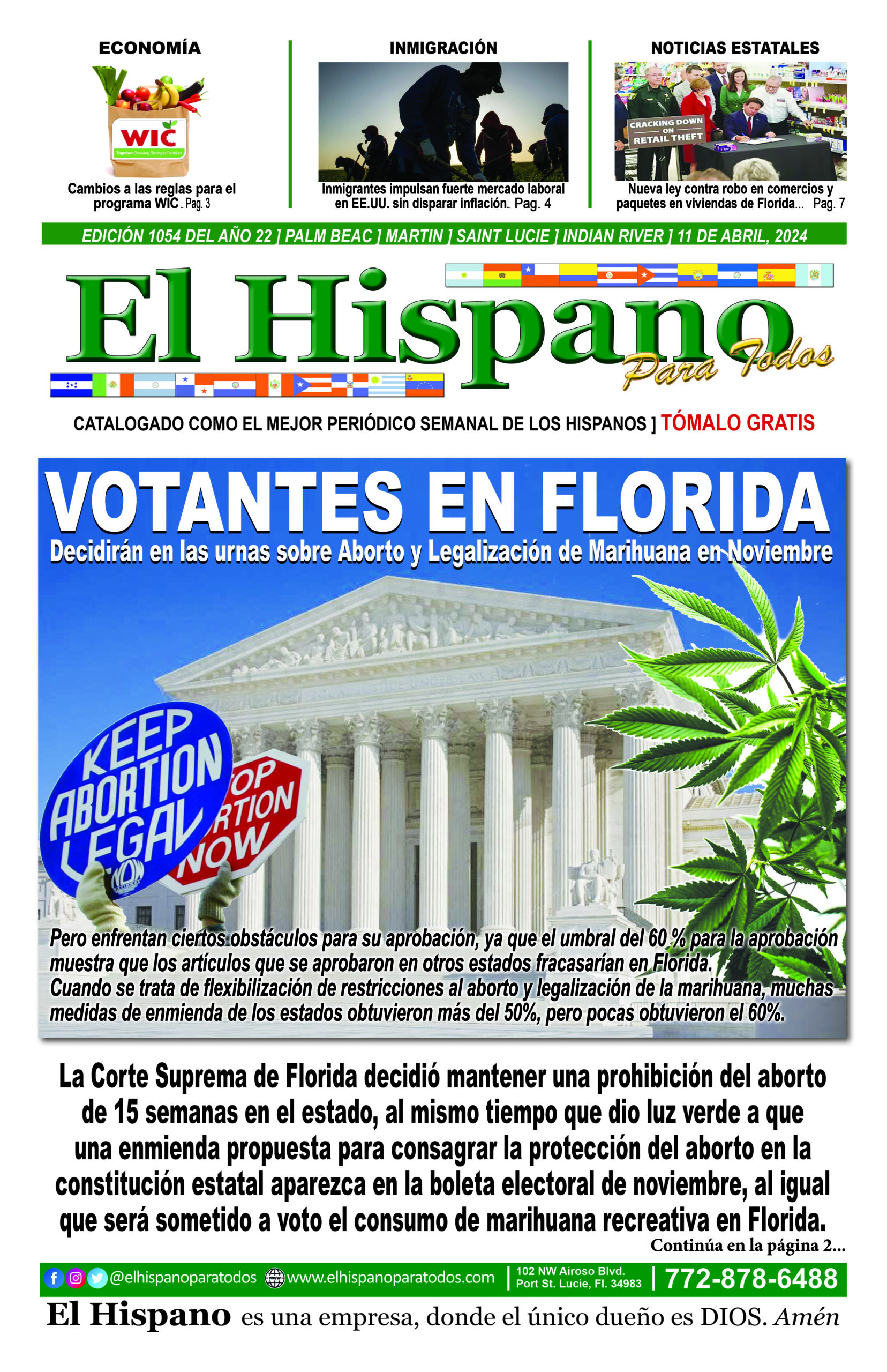 El Hispano para todos Abril 11, 2024