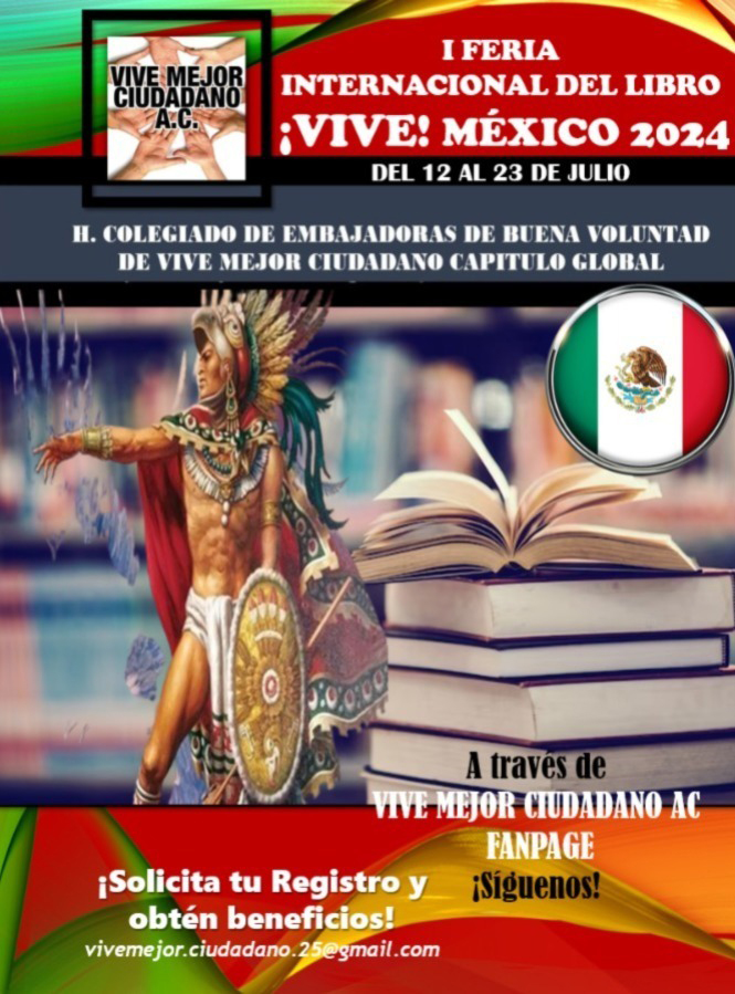 1 feria internacional del libro ¡Vive! Mexico 2024